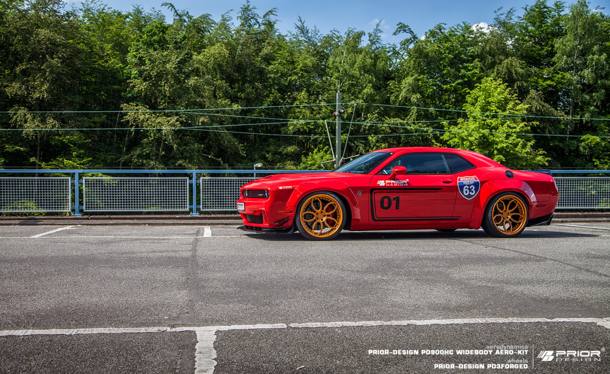 La Dodge Challenger Hellcat revue par Prior Design