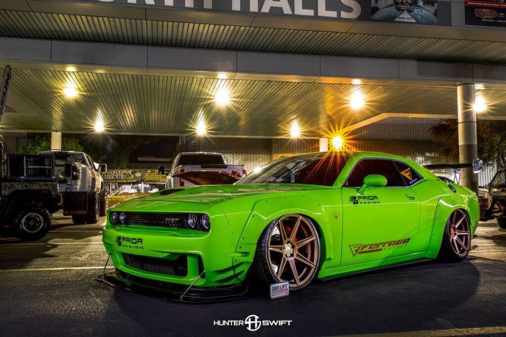 La Dodge Challenger Hellcat revue par Prior Design