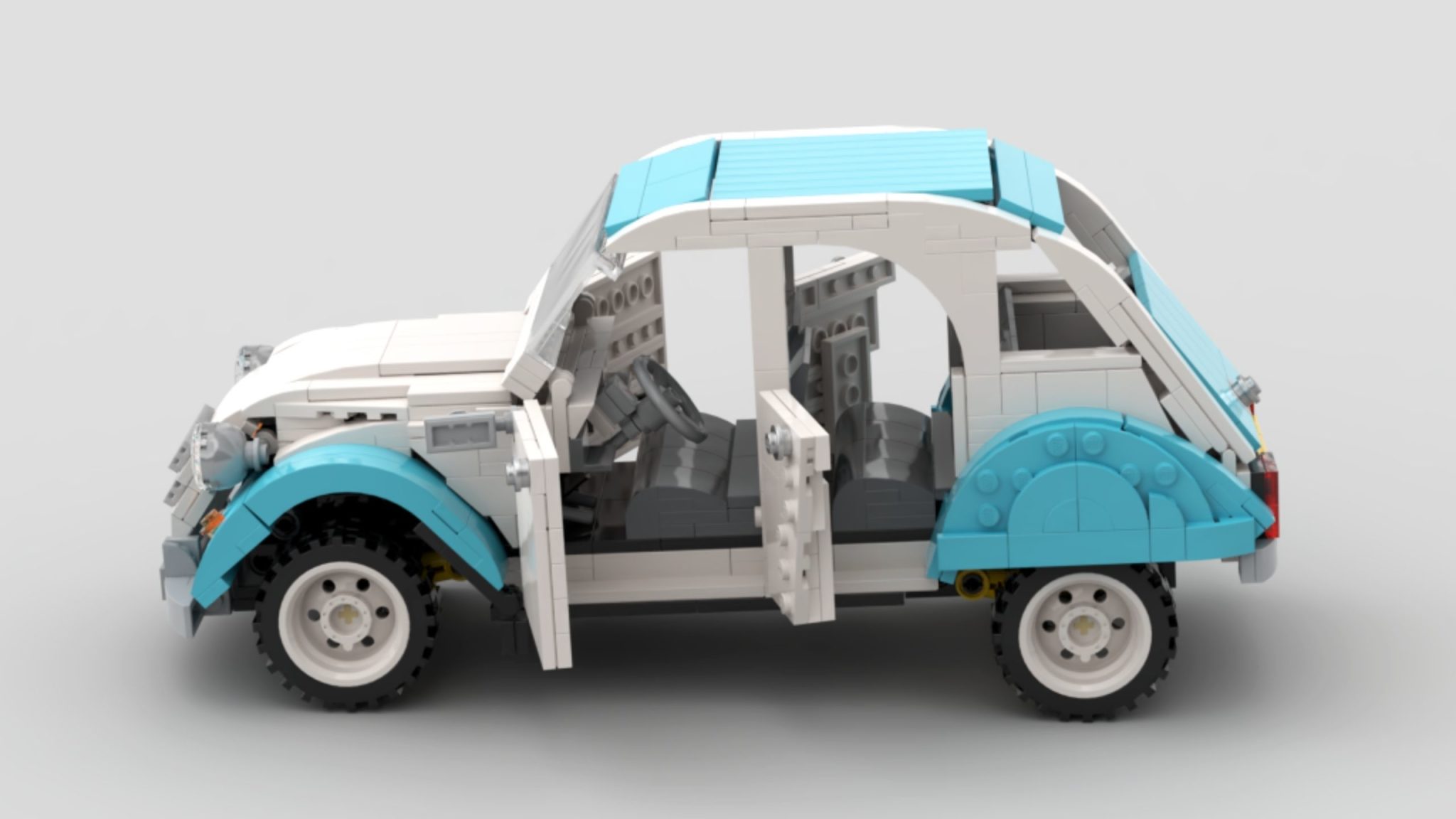 Lego : une belle réplique pas chère de la Citroën 2CV