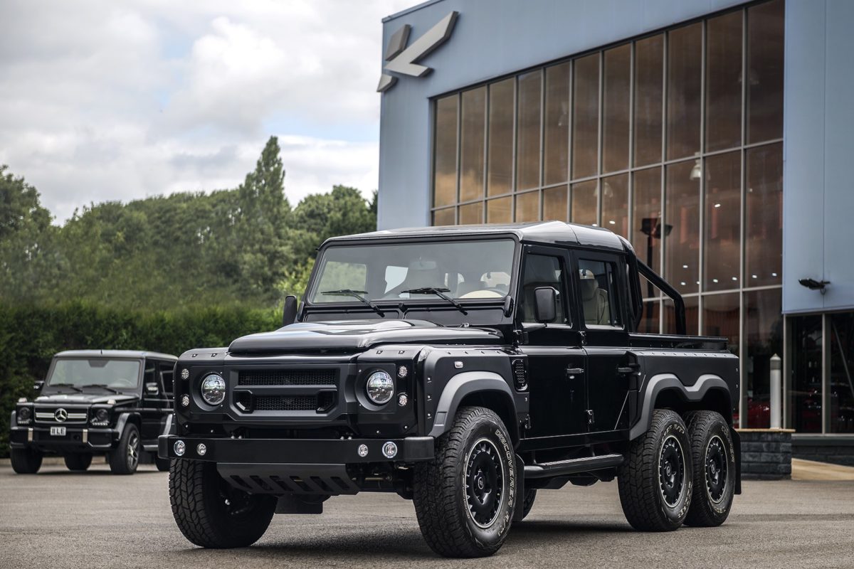 A vendre : l'impressionnant pick-up 6x6 basé sur un Land Rover Defender