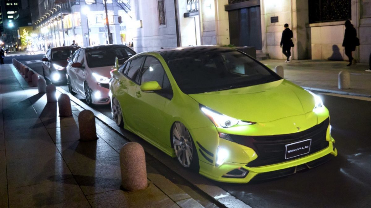 Sexy, la Toyota Prius revue par le tuner japonais Wald
