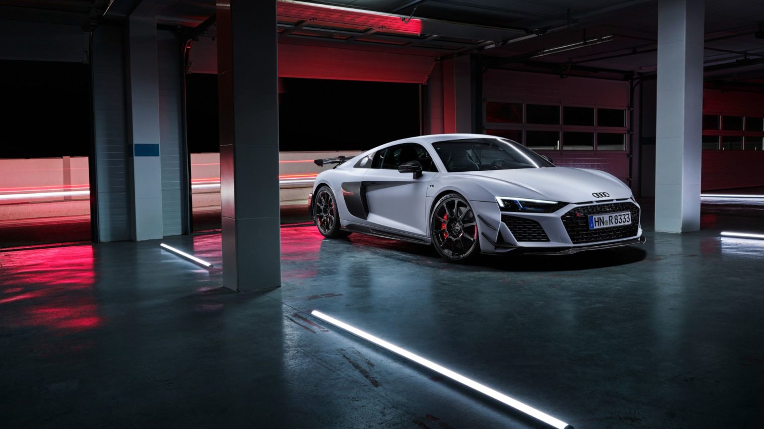 Voici la dernière Audi R8 avec un moteur V10